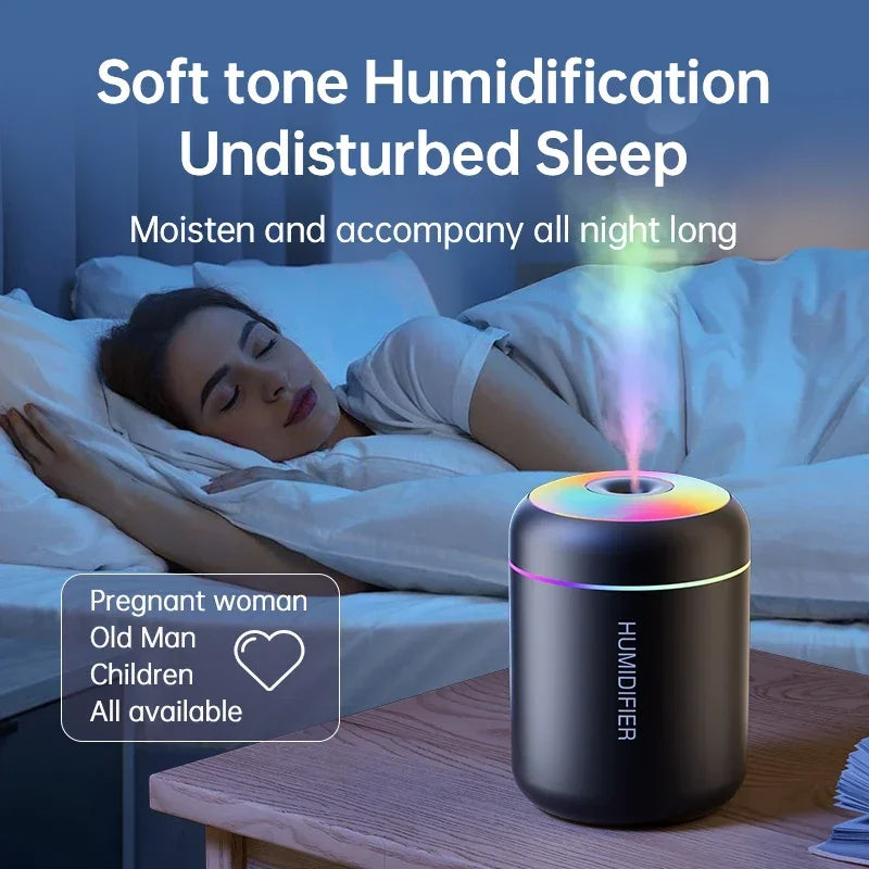 Car Mini Air Humidifier 180ML USB Electric Aroma Diffuser Essential Oi ...
